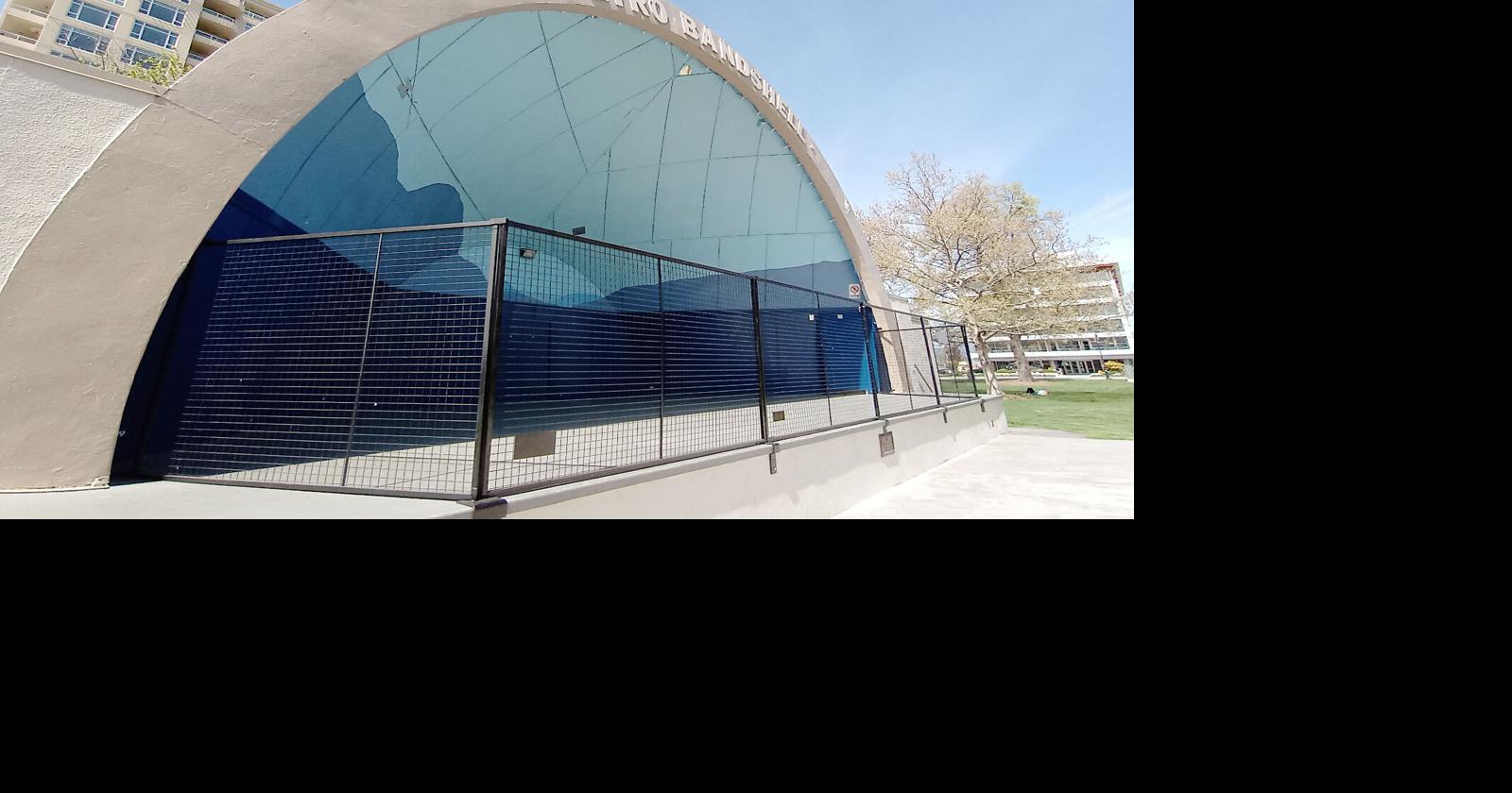 Gyro bandshell now behind security fencing | News | pentictonherald.ca