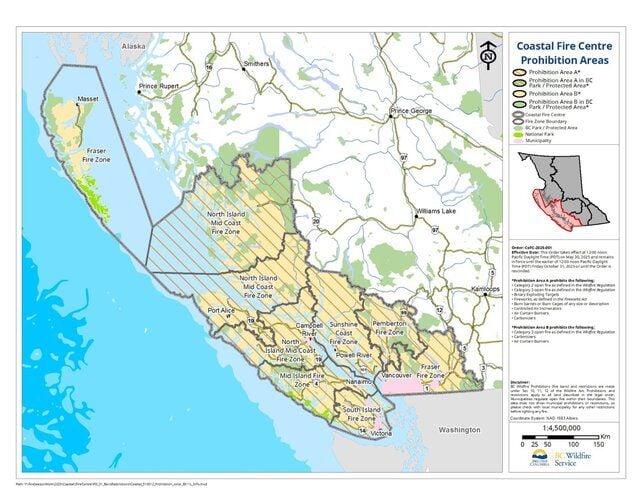 BC Wildfire Services announces open burning bans | Spare News ...