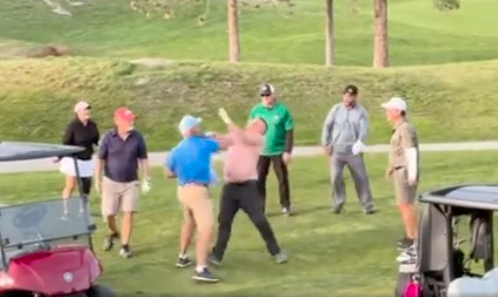 Golf course brawl mentioned on Kimmel | News | pentictonherald.ca