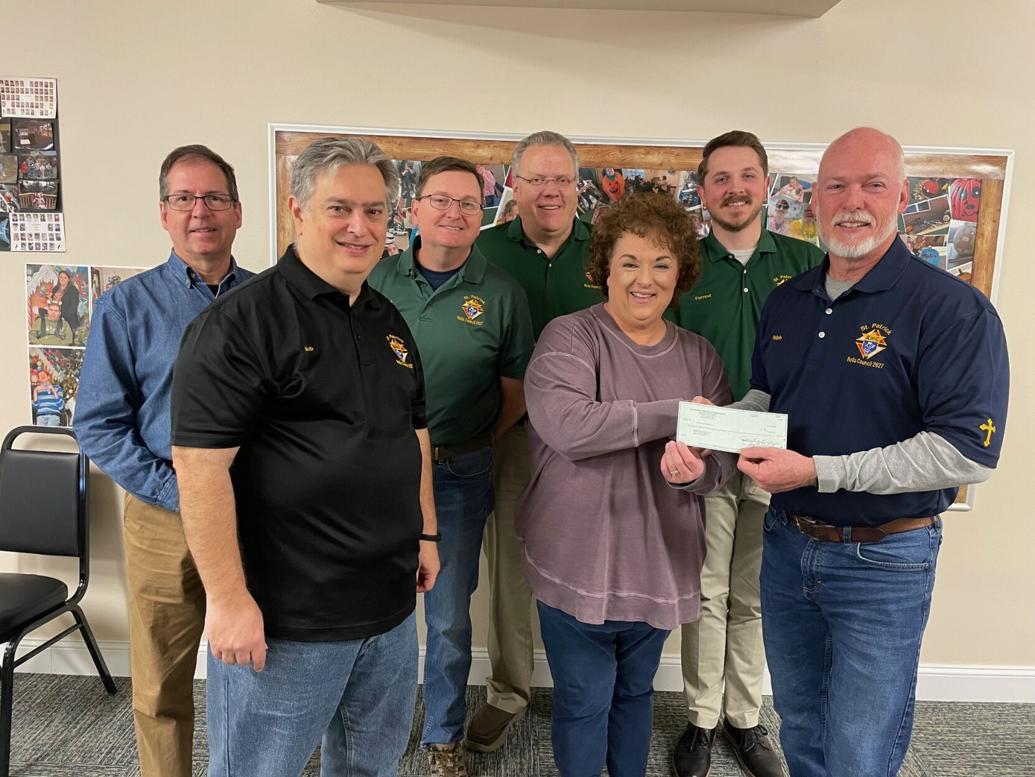 Gingerbread House receives donation from Rolla Council Knights of ...