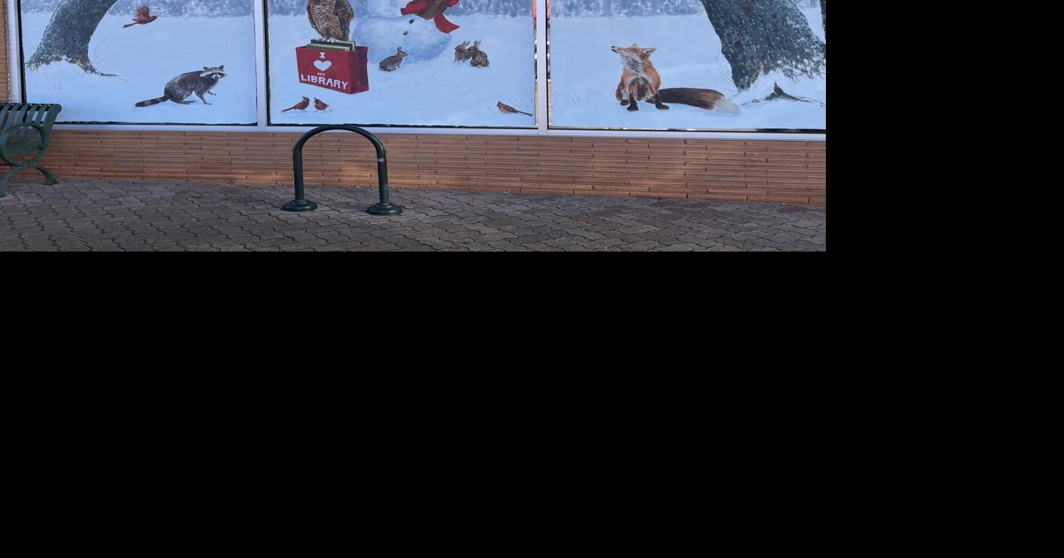 Jack Frost or local artist? Theresa Allison paints snowy mural at Rolla ...