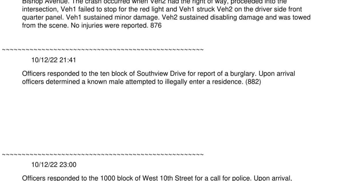POLICE INCIDENT REPORT 10 14 2022 Crime And Accident Reports police-incident-report-10-14-2022-crime-and-accident-reports