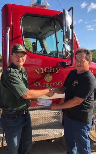 Vichy Volunteer Fire Department receives Conservation grant funds for ...