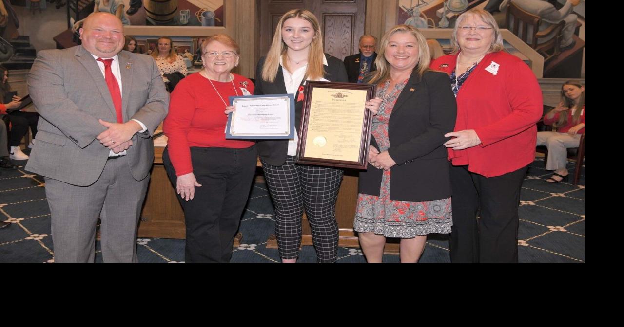 State Reps. Bennie Cook and Tara Peters honor Rolla student for being ...