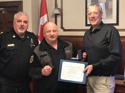 Pentz awarded for years of service as police officer | Community ...