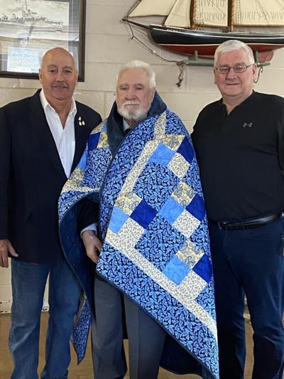 Peter Neville receives special Quilt of Valour | Community ...
