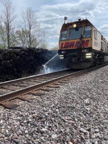 Rail resurfacing sparks fires across county | Oldham Era | pmg-ky1.com