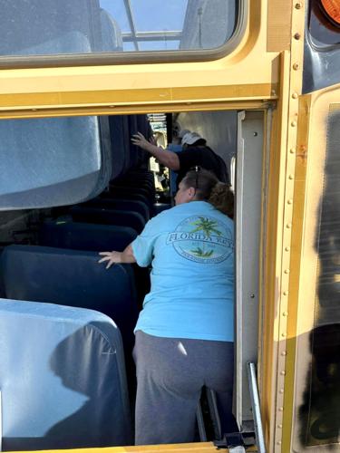 Spencer County Schools Transportation team hold mock bus accident for ...