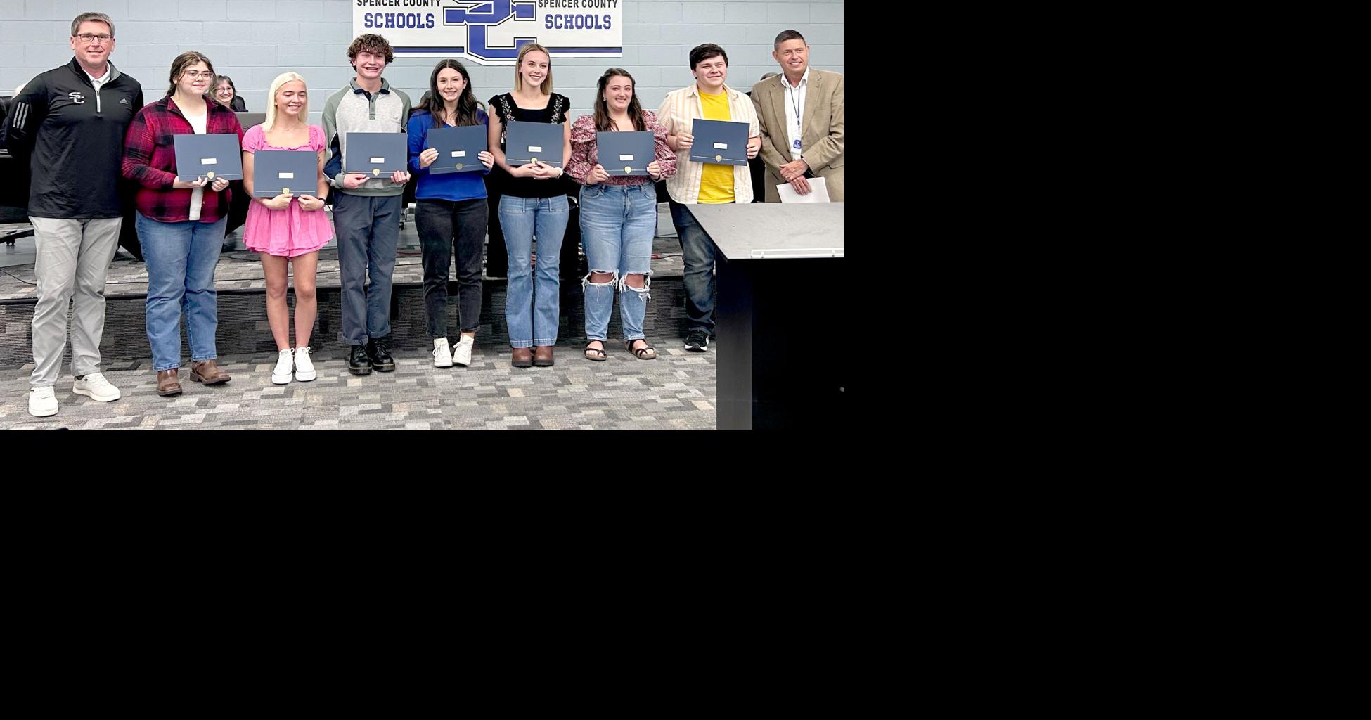 Governor Scholars Programs students recognized at BOE meeting | Spencer ...