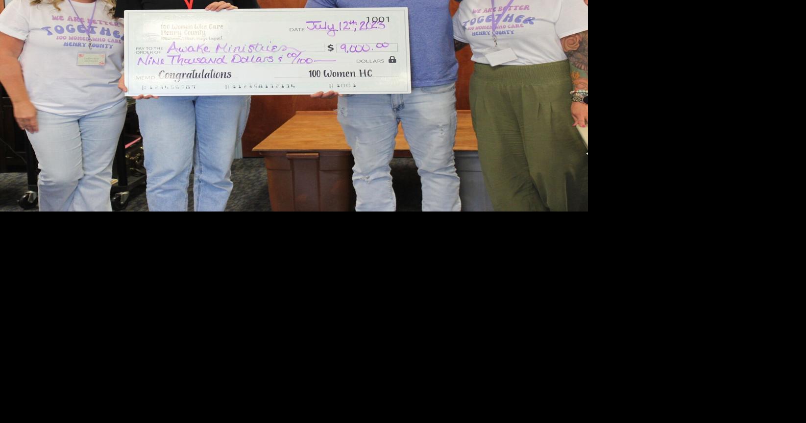 100 Women donate $9,000 to Awake Ministries | Henry County Local | pmg ...