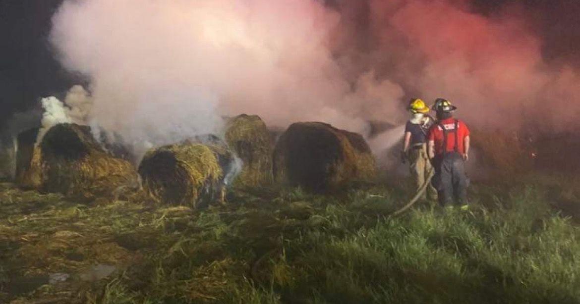 Emergency crews battle hay fire | The Anderson News | pmg-ky1.com