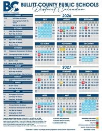 2026-27 school calendar set in stone | Features | pmg-ky1.com