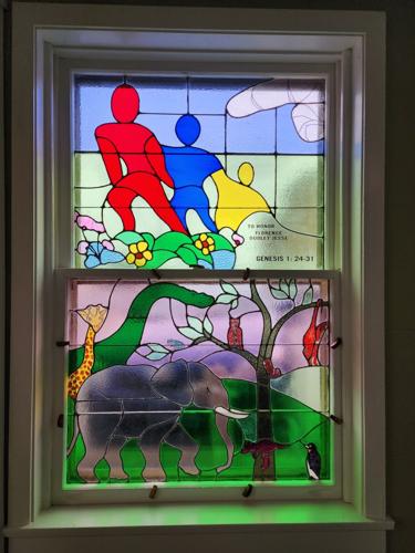 Local church completes stained-glass collection with unveiling of final ...
