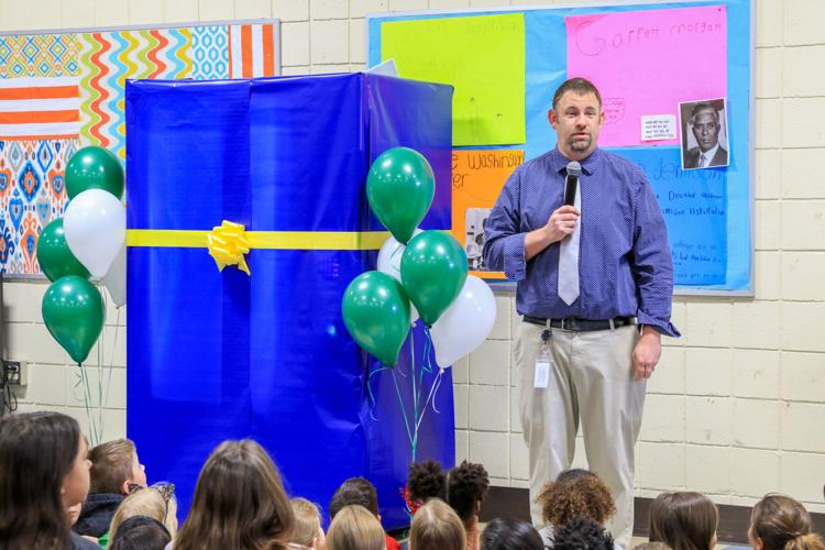 Wright Elementary PTO motivates students with a book vending machine ...