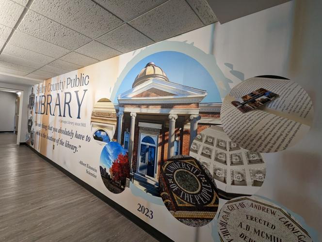 Library murals brighten hallways | Sentinel News | pmg-ky1.com