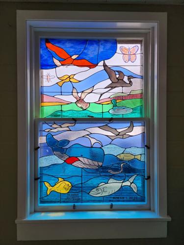 Local church completes stained-glass collection with unveiling of final ...