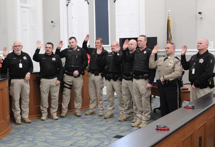 Henry County Sheriff Keith Perry and deputies sworn into office | Henry ...