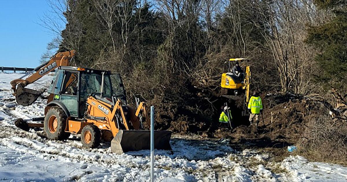 Springfield crews battle 1.3-million-gallon water main break | News ...