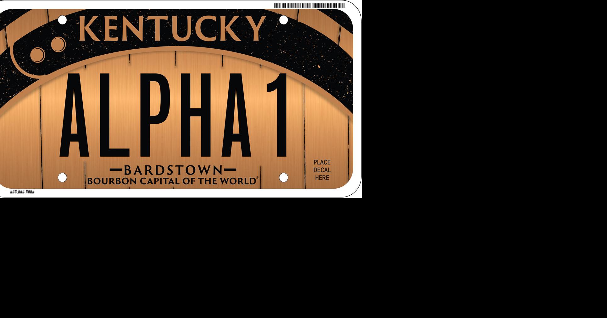 New Bardstown license plate available in January | News | pmg-ky2.com