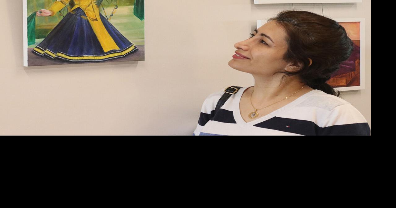 Modaber has paintings on display at library | News | pmg-ky2.com