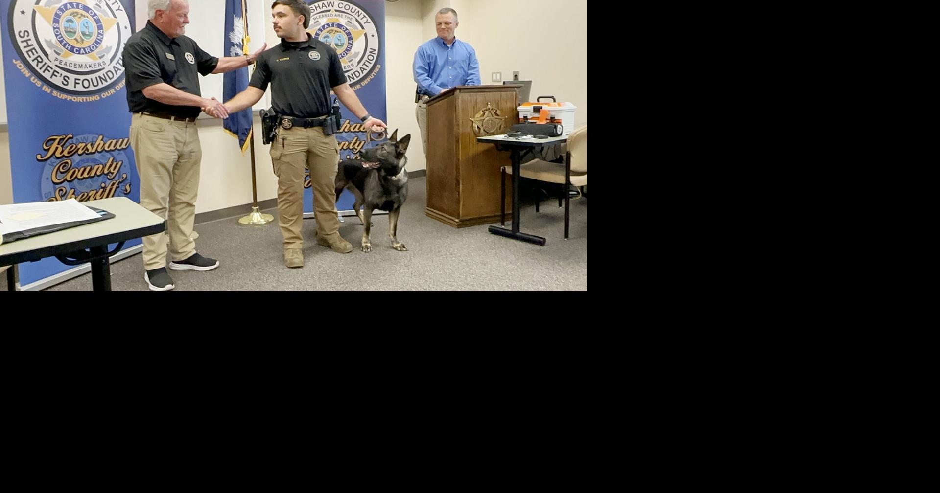 New K9 joins KCSO | Camden | pmg-sc.com