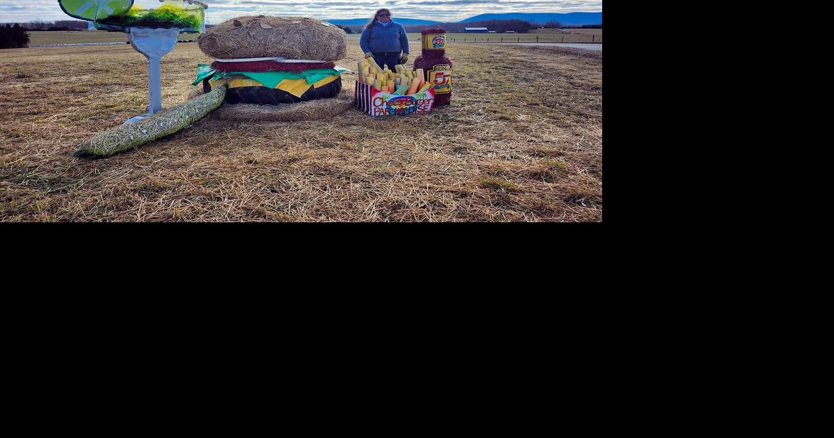 Hay Bale Display in Huddleston | Features | pmg-va.com