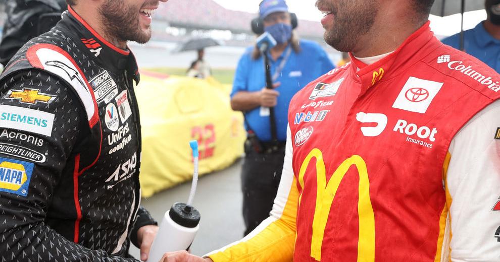 Wallace scores first Cup win at soggy Talladega | Galax Gazette | pmg ...