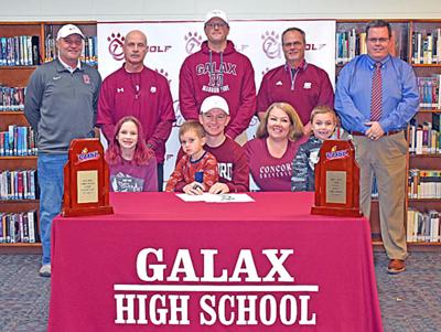 Gentry signs to play golf for Concord | Sports | pmg-va.com