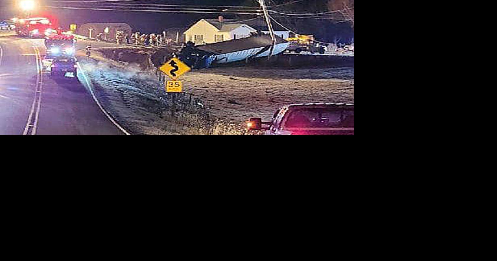 Tractor-trailer overturns, firefighters free driver | News | pmg-va.com