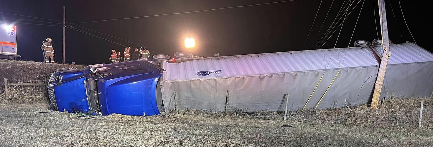 Tractor-trailer overturns, firefighters free driver | News | pmg-va.com