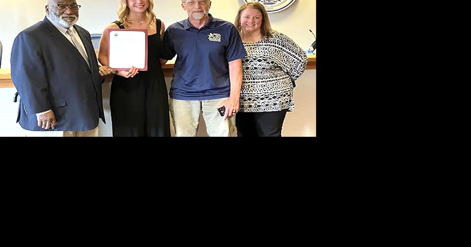 Edwards recognized for record-setting track and field achievements ...