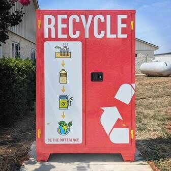 New grease takeback cabinet installed | News | pmg-va.com