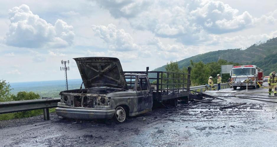 Firefighters battle I-77 blaze | News | pmg-va.com