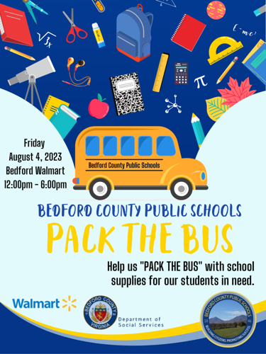 Pack the Bus school supply drive | News | pmg-va.com