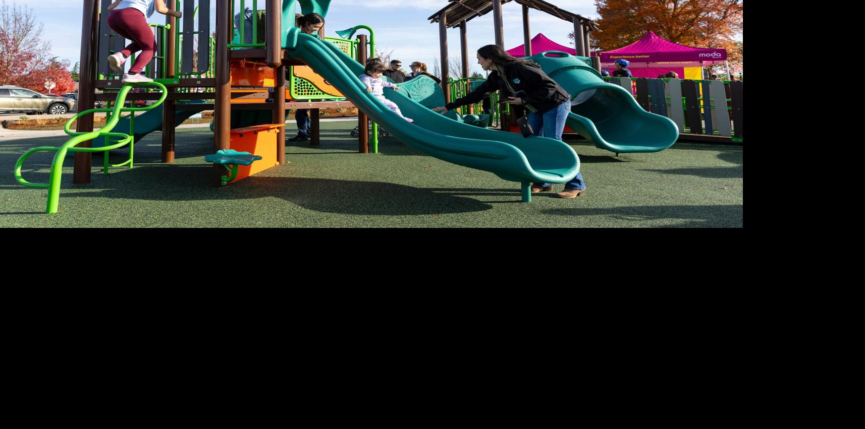 John C. Barnard Park opens in Dallas featuring an all abilities play ...