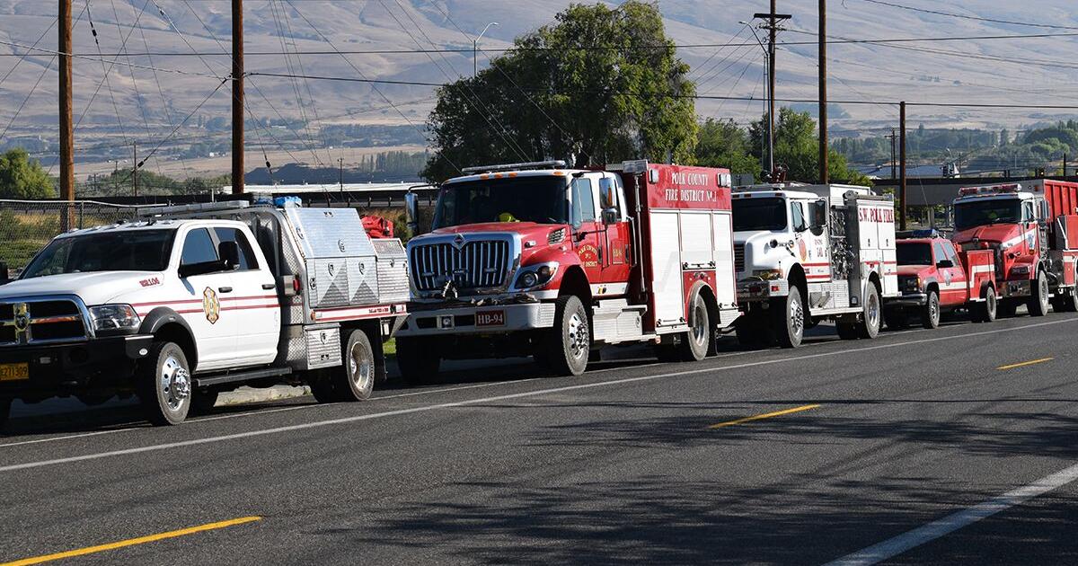 Local fire crews lend a hand at Mosier Fire | News | polkio.com