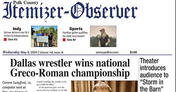 The Itemizer-Observer's E-Edition for 5-8-24 | Exclusives | polkio.com