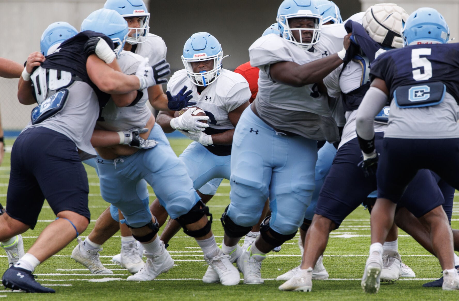 The Citadel QBs shine during first preseason scrimmage
