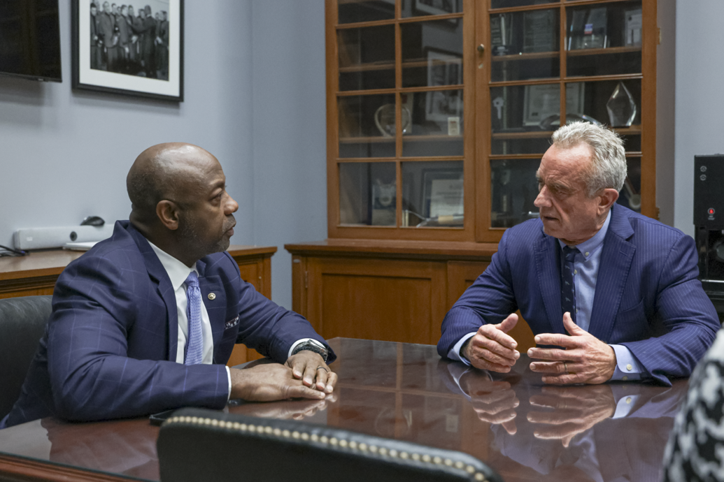 Where was GOP Sen. Tim Scott during the RFK hearing?