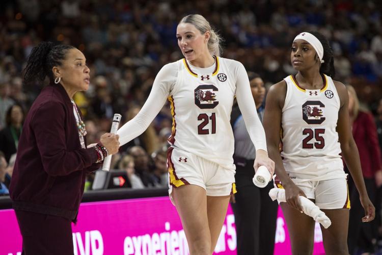 Gamecocks' Chloe Kitts talks knee injury, recovery