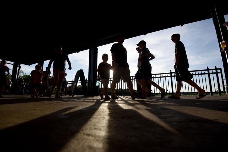 RiverDogs fans and fireworks