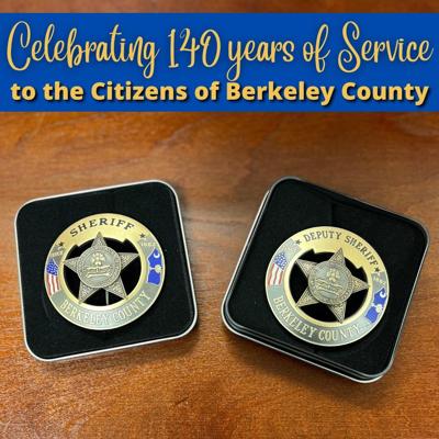 Berkeley cops flashing commemorative badges
