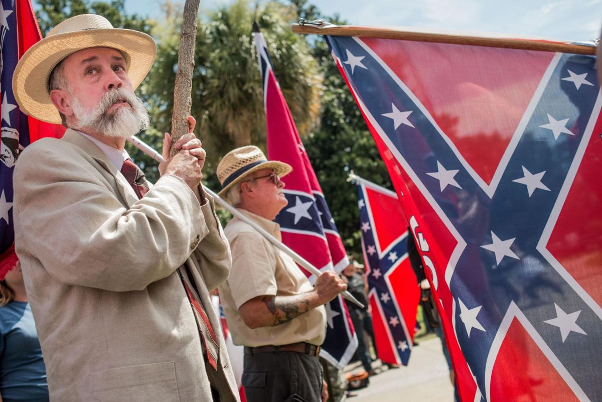 S.C. Secessionist Party holds Confederate flag rally | Palmetto ...