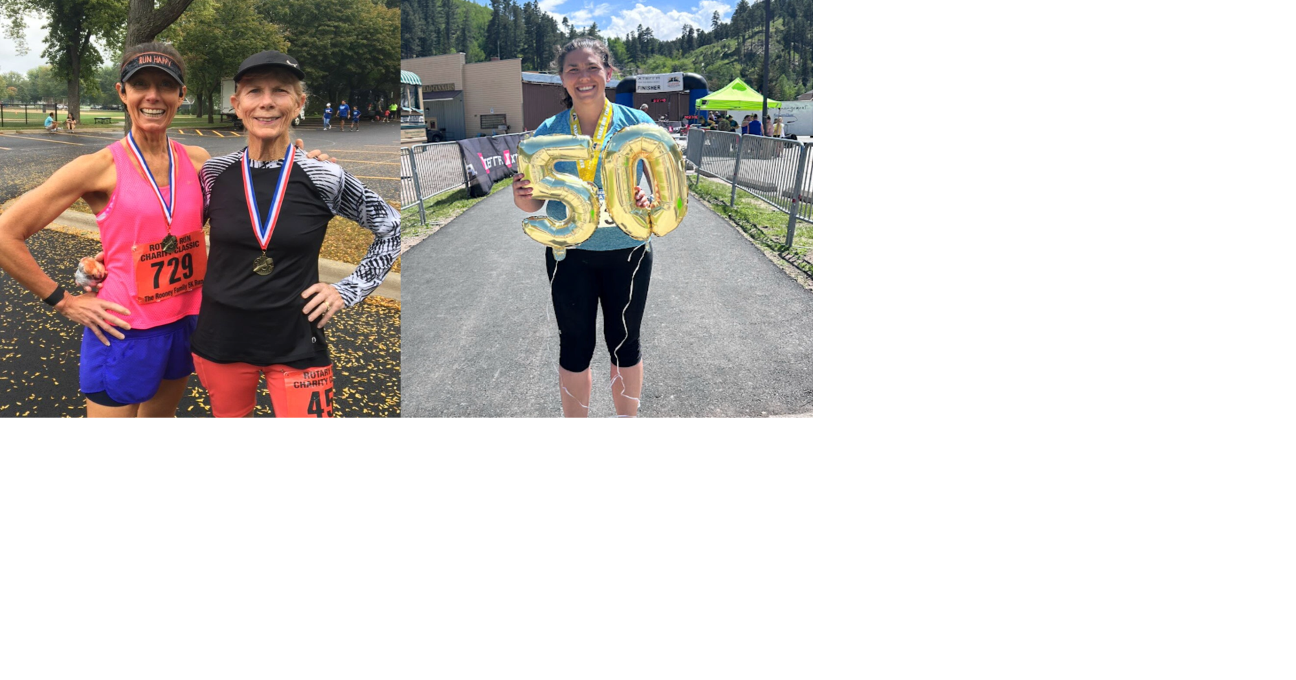 Two women complete separate coast-to-coast running tours
