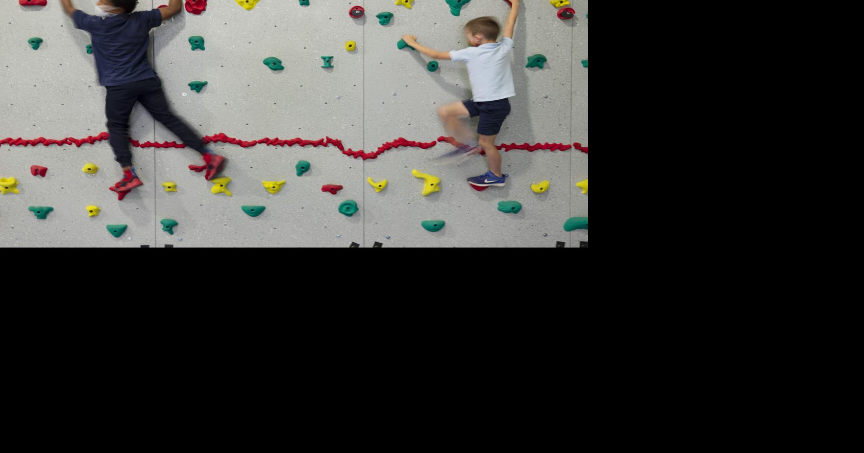 Charleston students reach new heights as climbing walls are ...