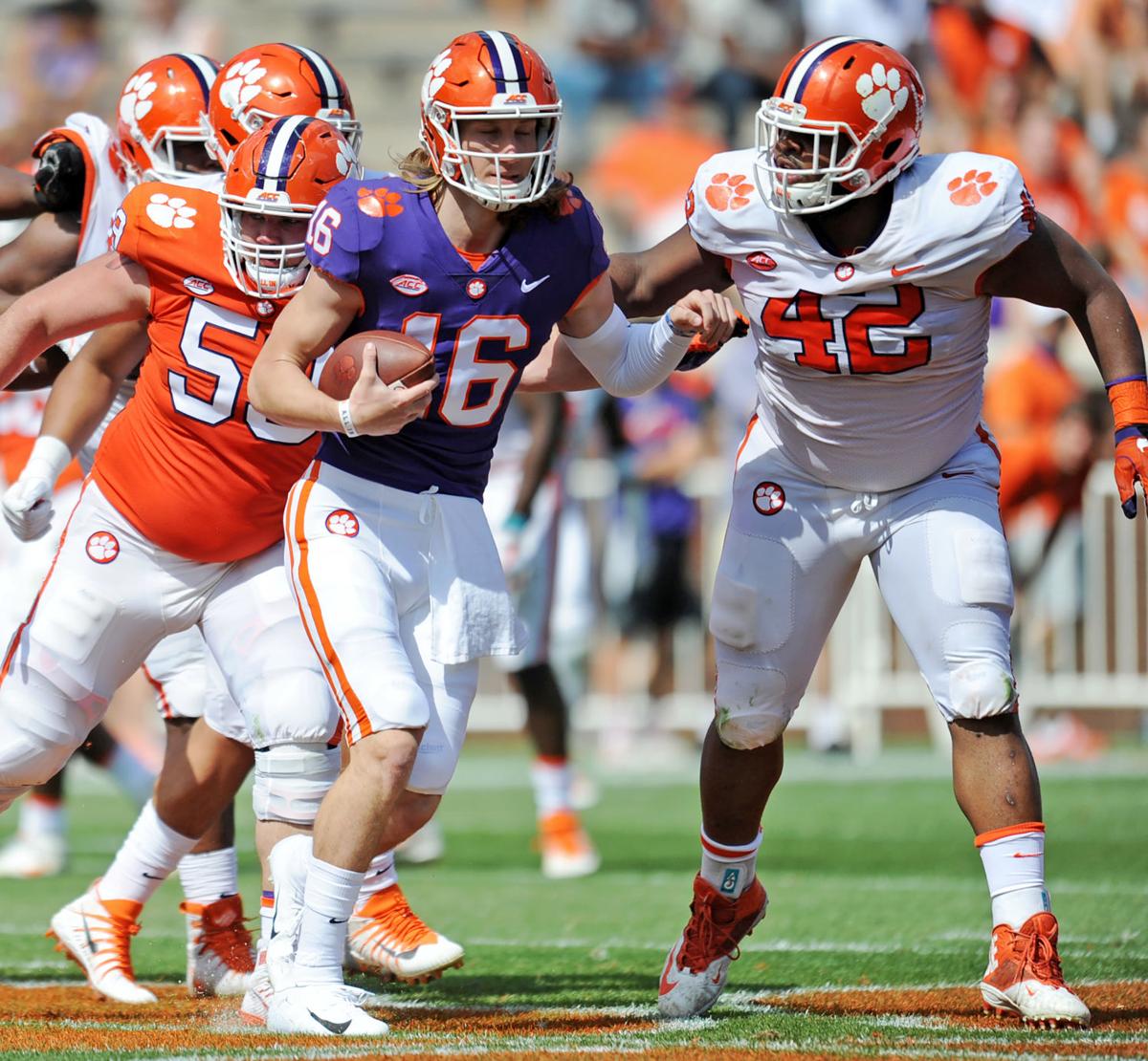Clemson holds Orange and White Spring game | Photos from The Post and ...