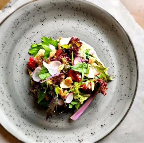 Greenville's Urban Wren chef uses own garden for unique dish
