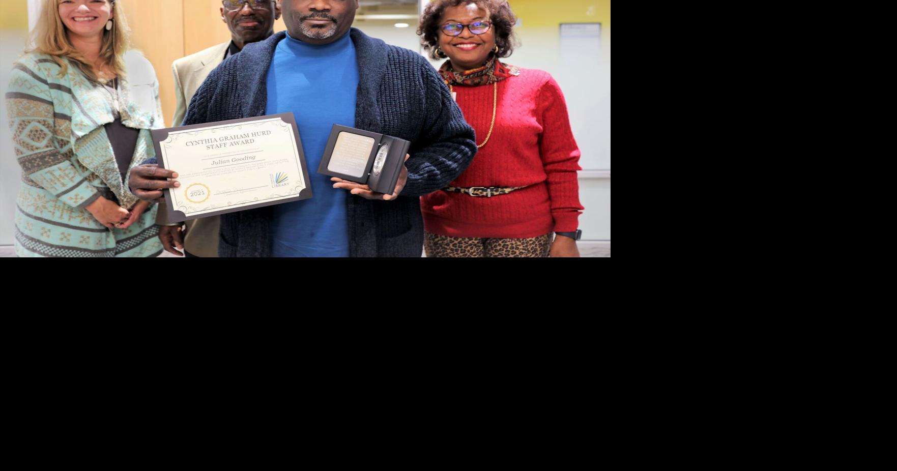 CCPL announces 2021 Cynthia Graham Hurd Staff Award winner