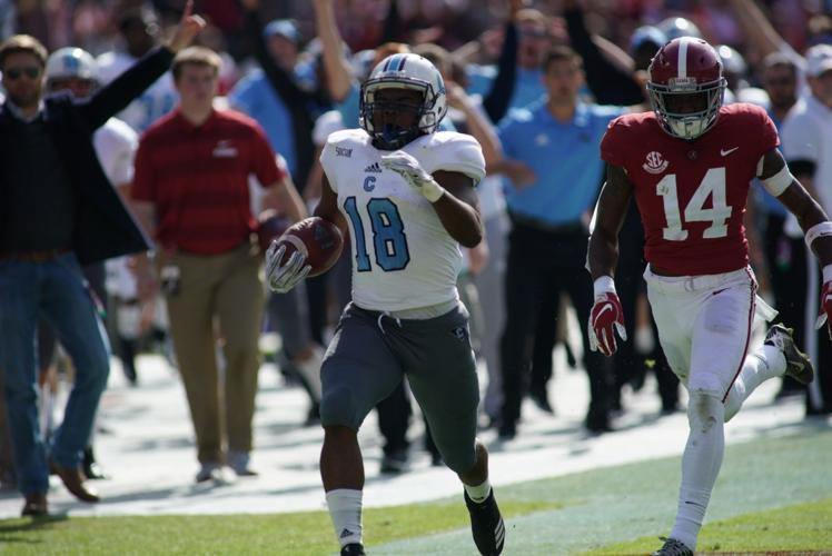 Citadel's Dante Smith ran for more yards against Alabama than 5 SEC teams