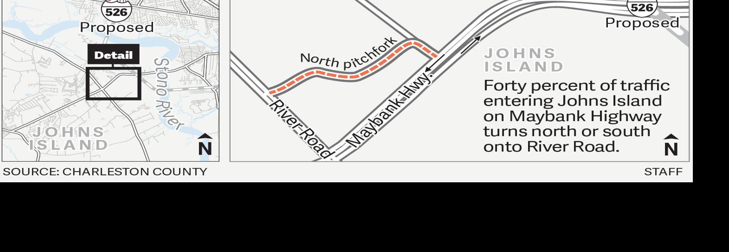 Road plans to relieve Johns Island traffic slowly advance